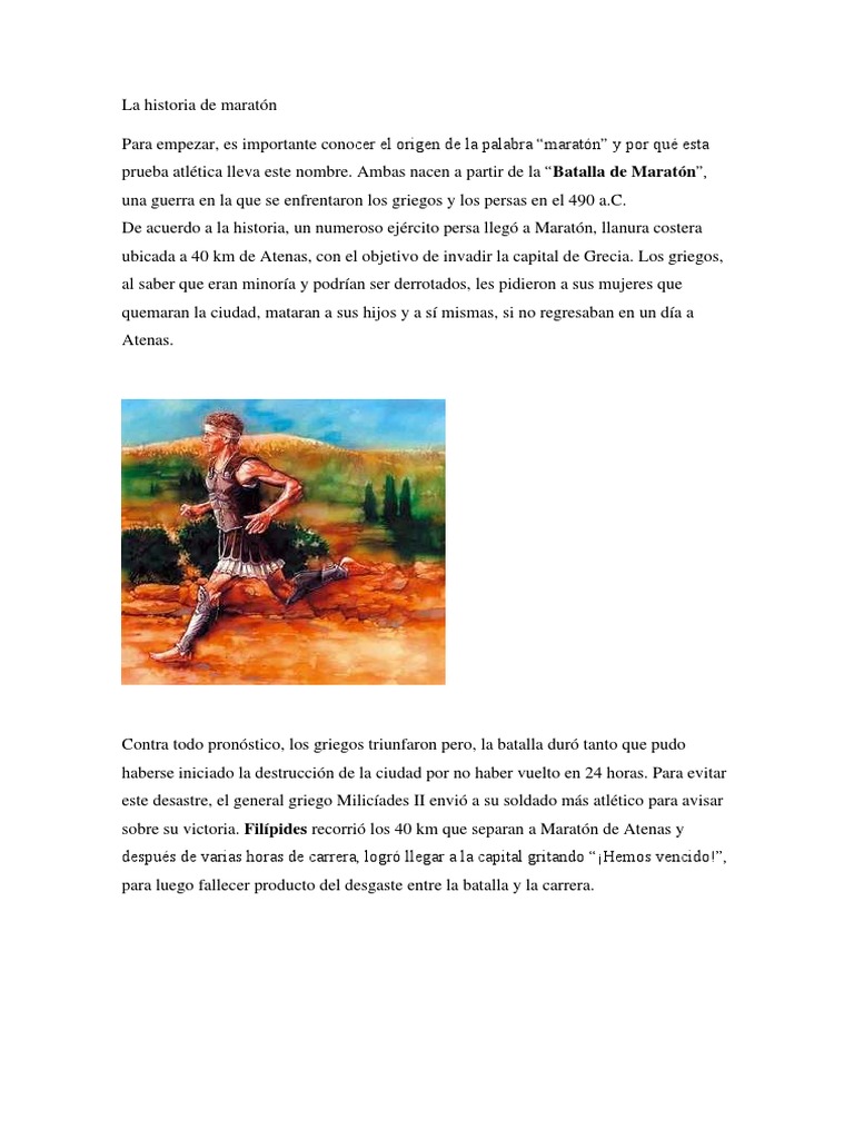 Historia de Maraton | PDF