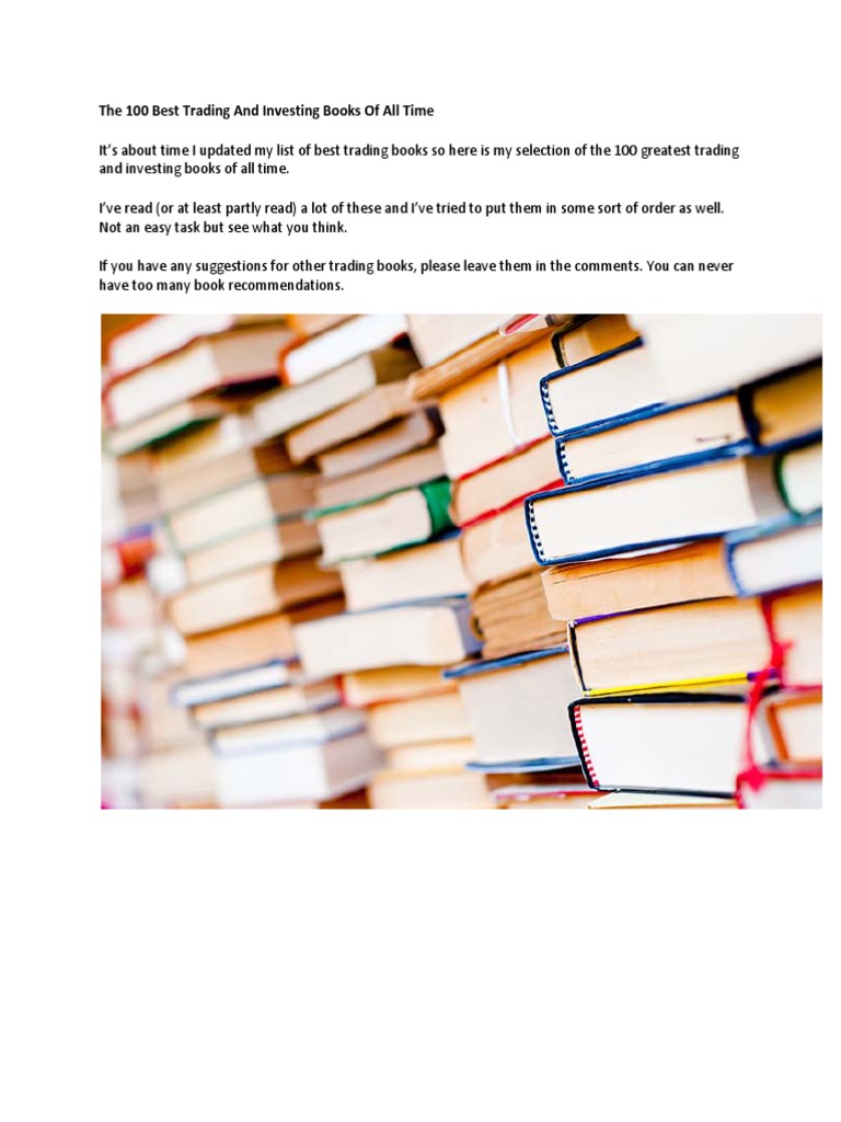 The 100 Best Trading and Investing Books of All Time | Download Free ...