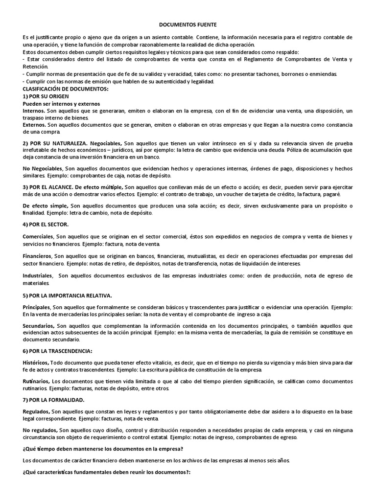 Documentos Fuente Vale | PDF | Contabilidad | Bancos