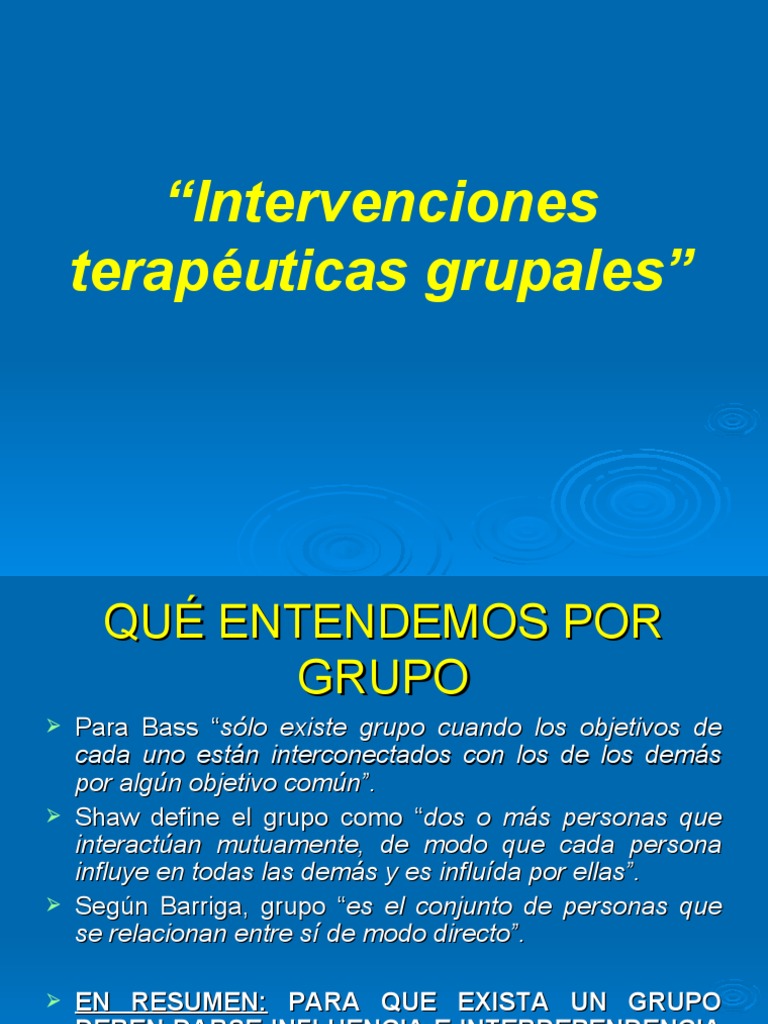 Intervención Grupal | PDF | Las emociones | Neurociencia