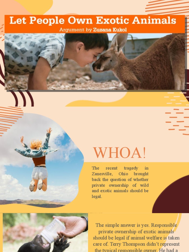 Arguments for Exotic Animal Ownership | PDF | Pet | Animals And Humans