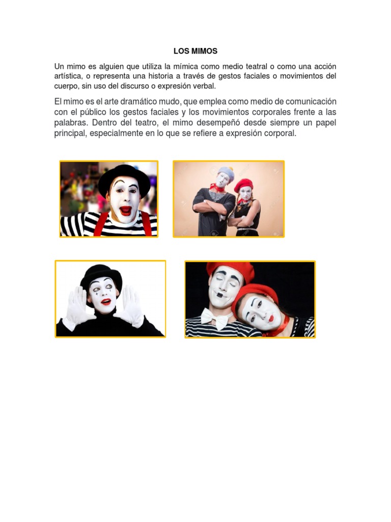 Los Mimos | PDF