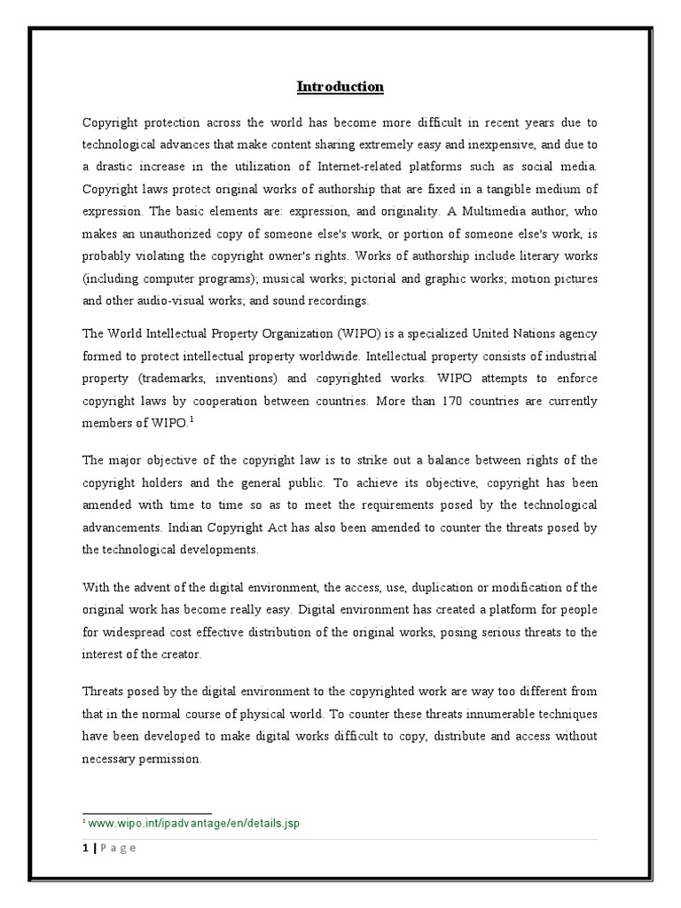 Copyright Challenges in the Digital Age | PDF | Digital Rights ...