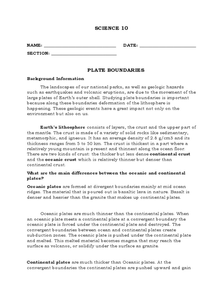 Modeling Plate Tectonics with Cookies: A Hands-on Activity to ...
