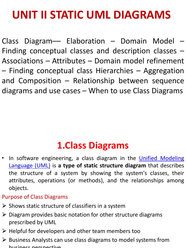 Unit 2 Ooad 2020 Pptcomplete | PDF | Class (Computer Programming) | Conceptual Model
