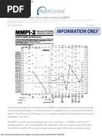 MMPI Administration and Scoring | PDF | Clinical Medicine | Behavioural ...