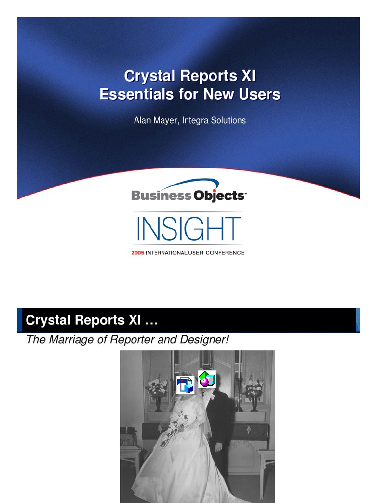 Crystal+Reports+XI+ +Essentials+for+New+Users | PDF | Databases ...