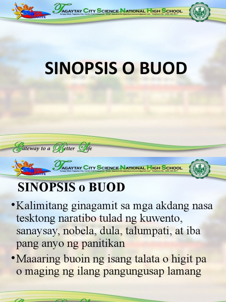 Sinopsis o Buod | PDF