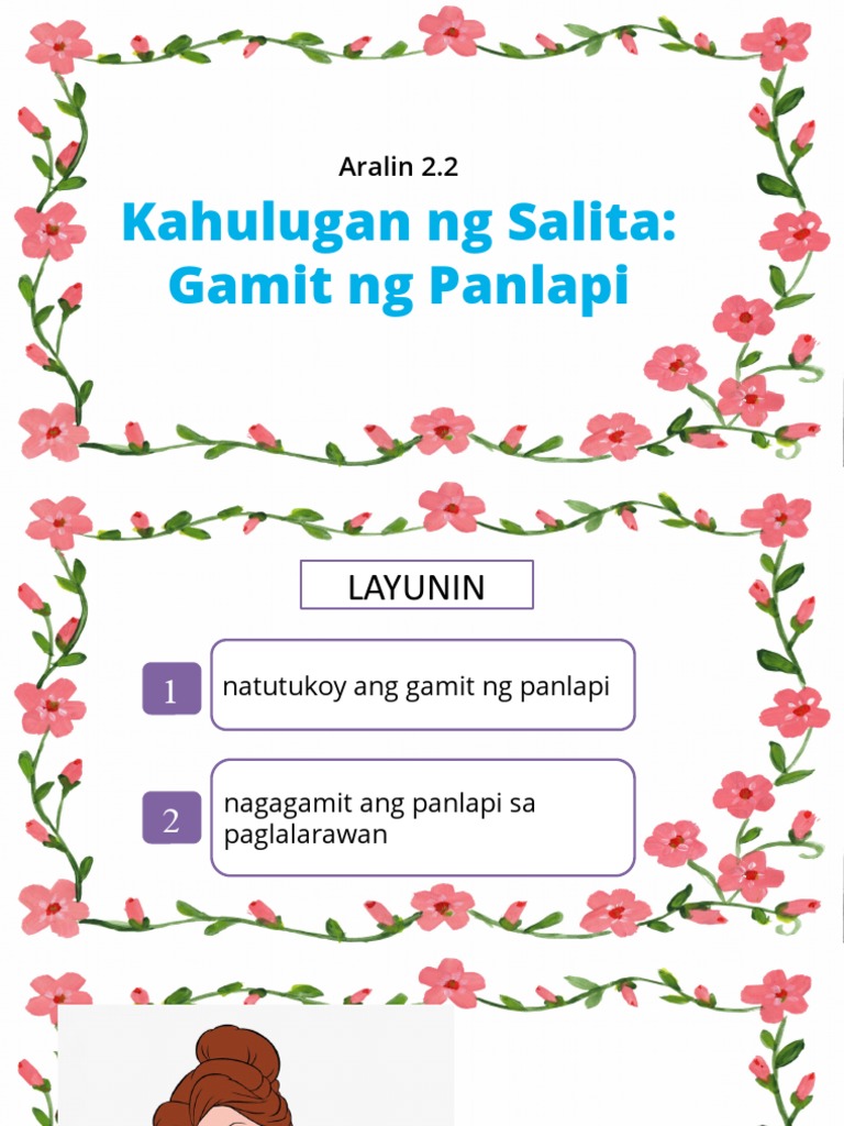 Aralin 2.2 Gamit NG Panlapi | PDF