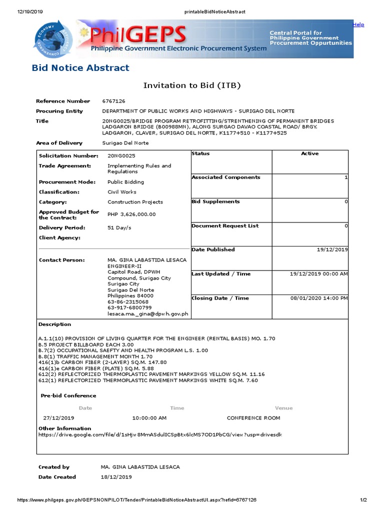 Retrofitting Strenthening of Permanent Bridges Ladgaron Bridge | PDF ...