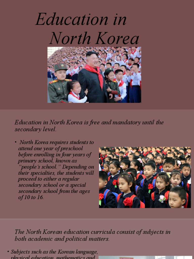 North Korea's Education System Overview | PDF | North Korea | World ...