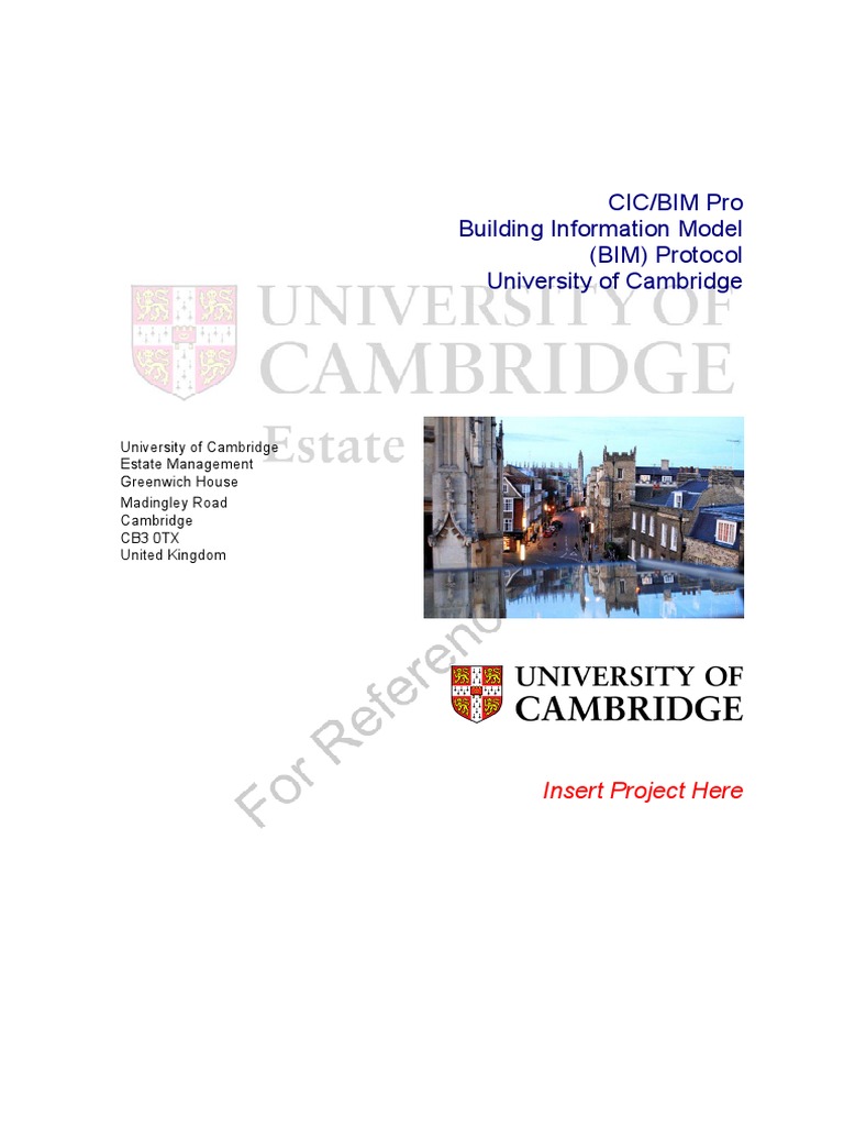 Cic/Bim Pro Building Information Model (BIM) Protocol University of ...
