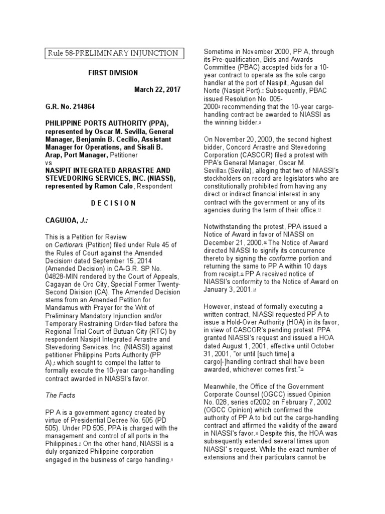 ProvRem - Rule 58 - Full Text | PDF | Injunction | Offer And Acceptance