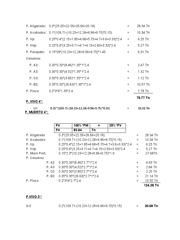 Structural Load Calculations | PDF | Teaching Methods & Materials