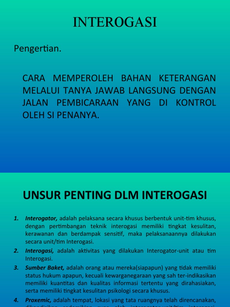 3 - Interogasi | PDF