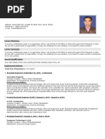 Fatima CV Example | PDF | Engineering | Teachers