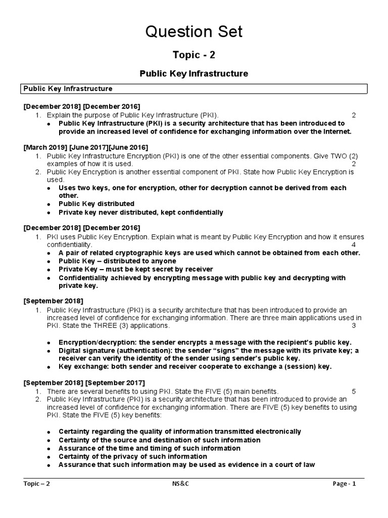 Chapter 2 Set | PDF | Public Key Cryptography | Key (Cryptography)