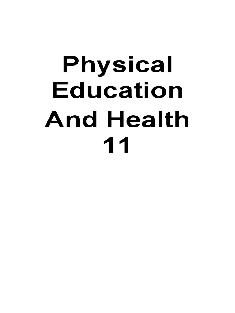 PE and Health Module | PDF | Aerobic Exercise | Physical Fitness