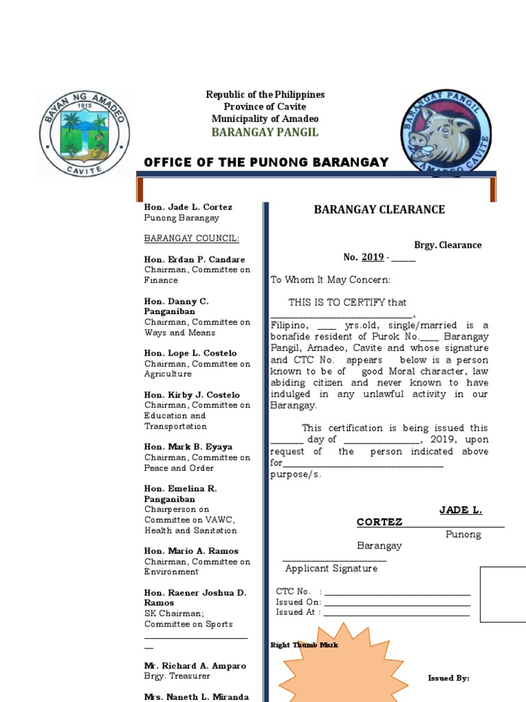 Office of The Punong Barangay | PDF | Government | Business