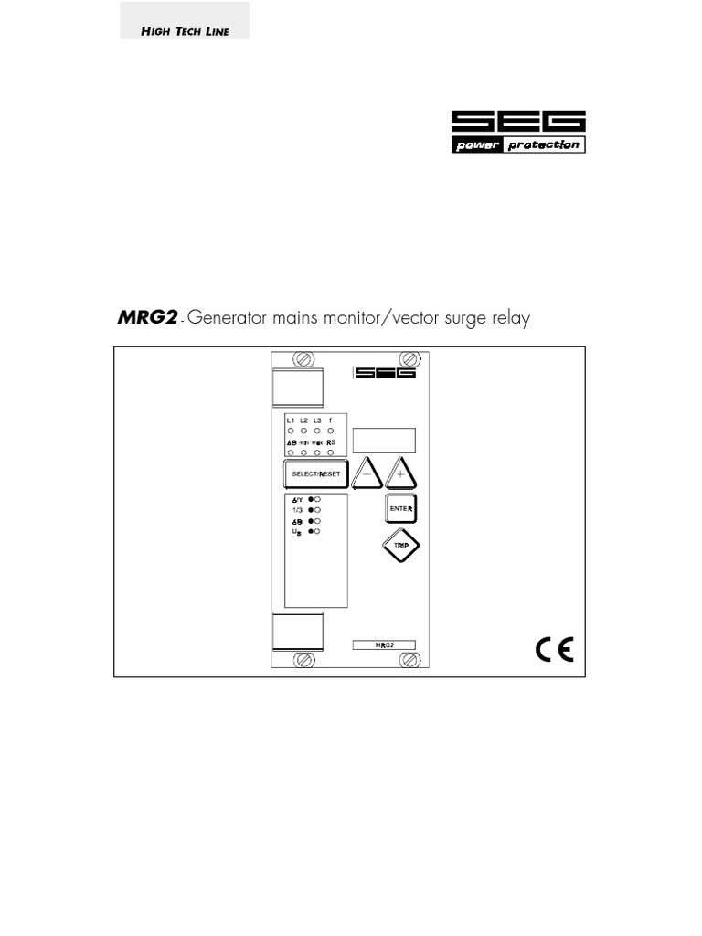 Vector Surge MRG 2 | PDF | Mains Electricity | Relay