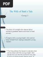 The Wife of Baths Tale | PDF