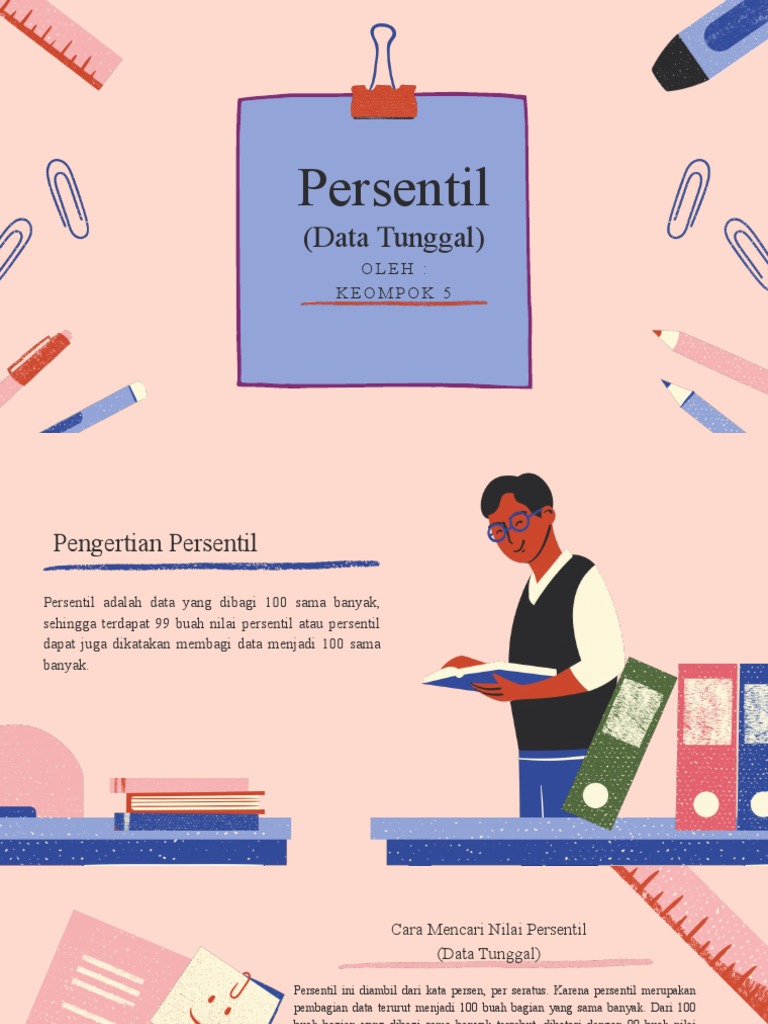Persentil Data Tunggal Oleh KELOMPOK 5 | PDF
