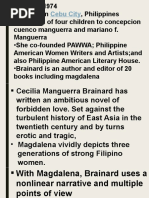 10 Famous Filipino Writers 02 | PDF | Philippines