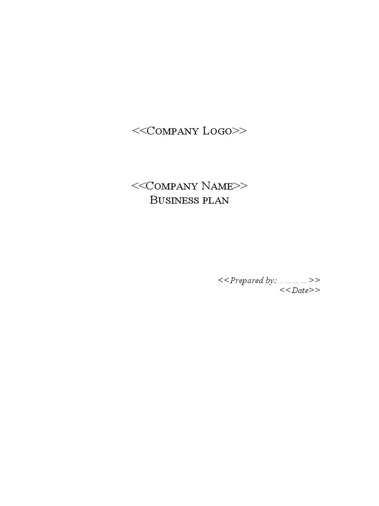 Appendix 2 - Business Plan Template (Local Enterprise Office Modified ...