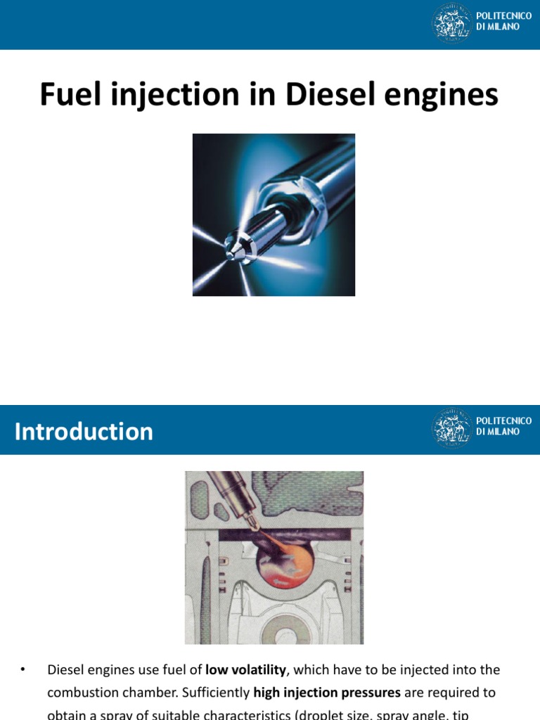Chapt8 - Injection - CI Engines | PDF | Fuel Injection | Diesel Engine