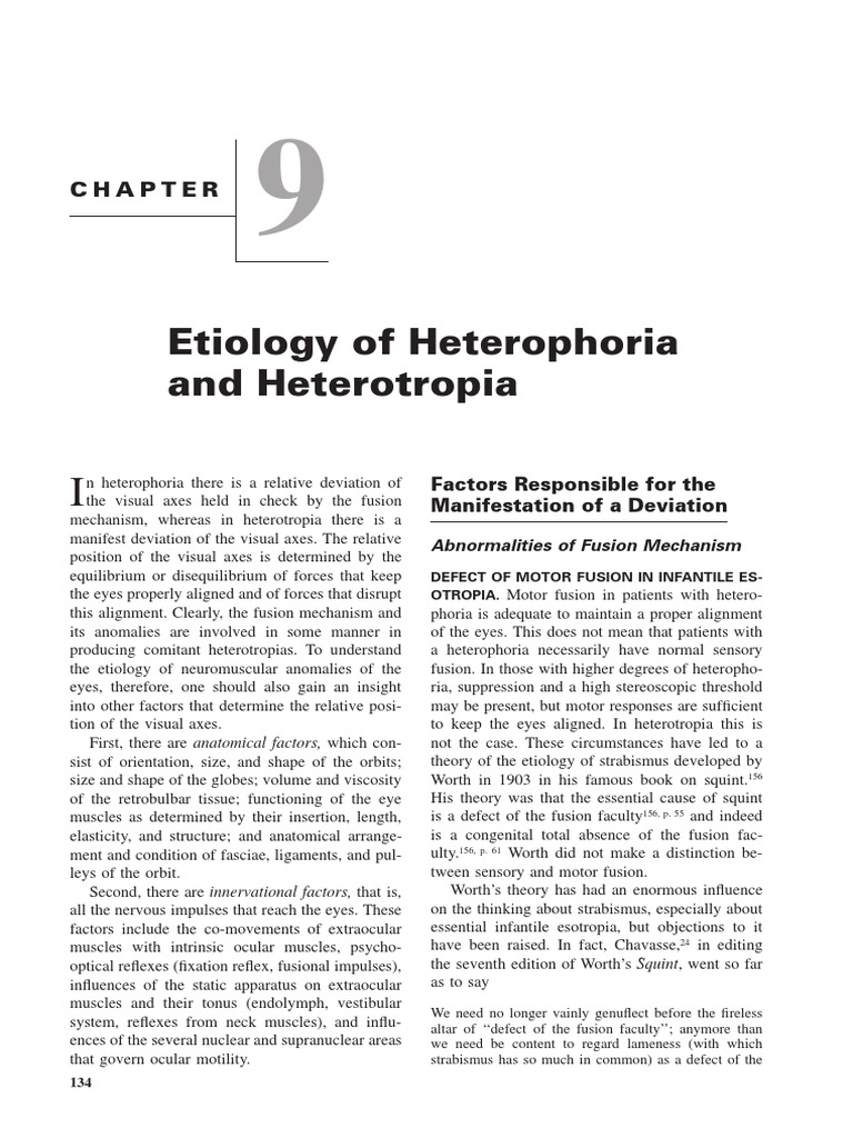 CH 9 - Etiology of Heterophoria and Heterotropia, P. 134-152-Email ...