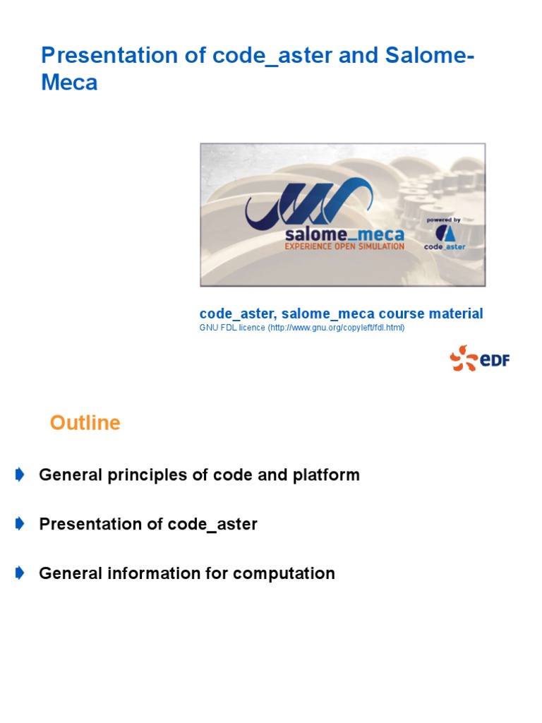 01 - Presentation Code - Aster | PDF | Computer Aided Design ...
