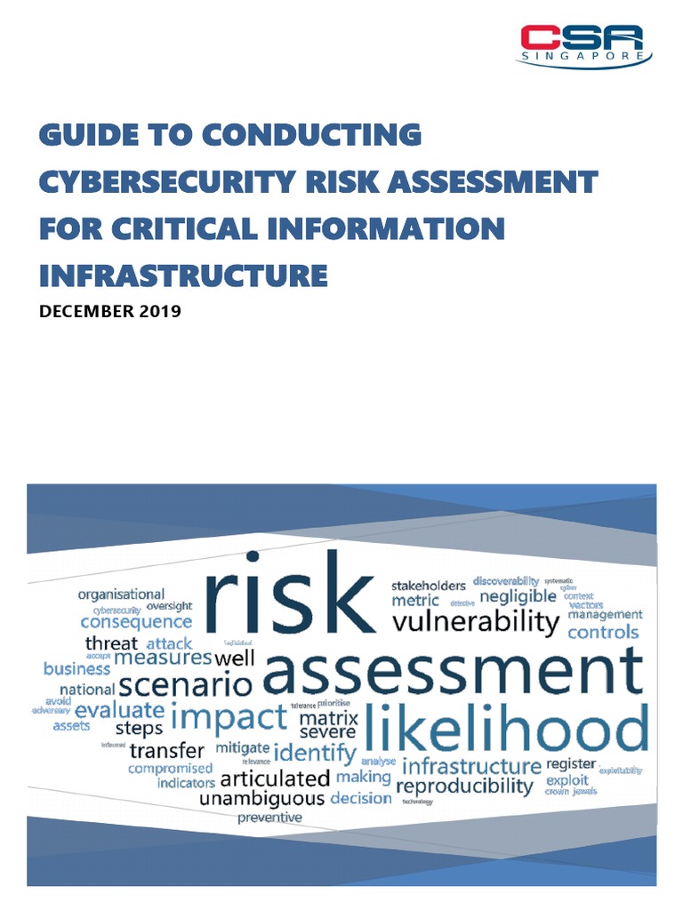 Guide To Conducting Cybersecurity Risk Assessment For Critical ...