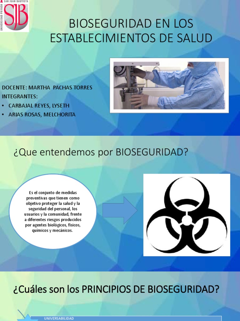 Bioseguridad en Los Establecimientos de Salud.1 PDF | PDF | Lavado de ...