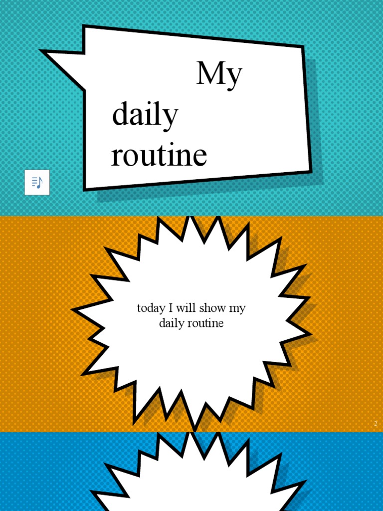 My Daily Routine Explained | PDF