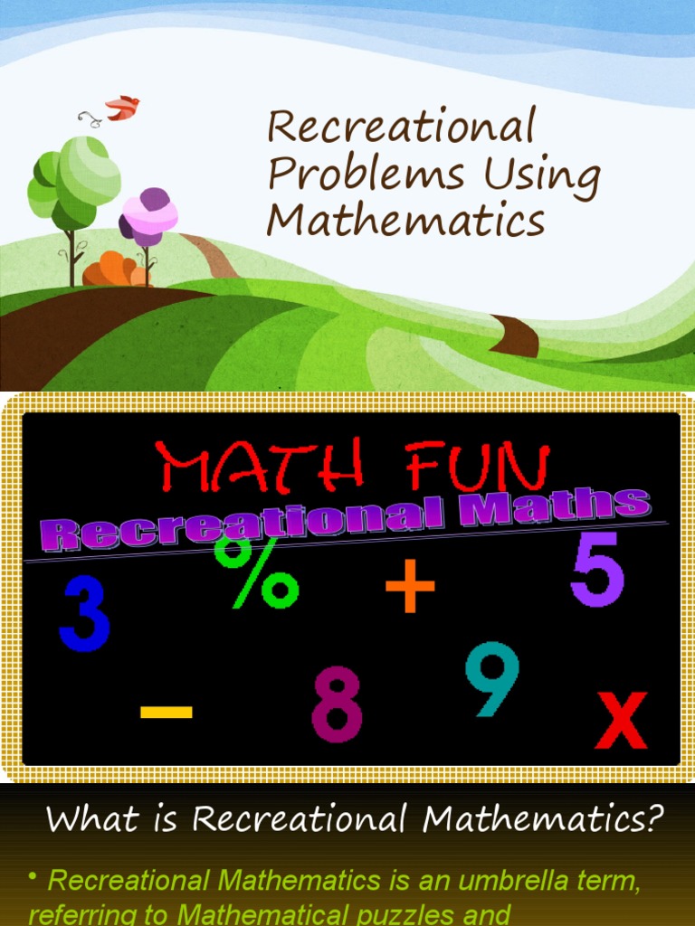 Recreational Problems Using Mathematics | PDF | Recreational ...