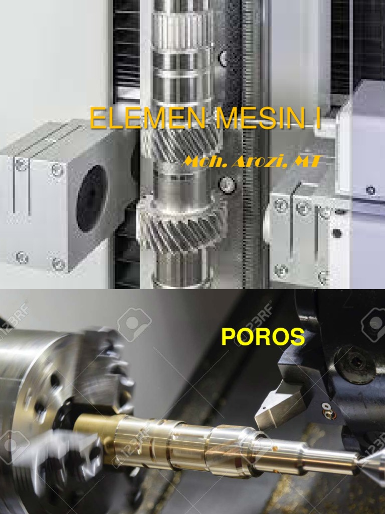 ELEMEN MESIN Poros | PDF