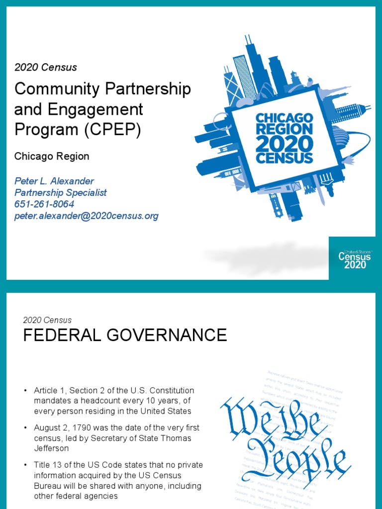 Census Community Partnership | PDF | Census | United States Census
