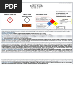 HOJA DE DATOS DE SEGURIDAD DE SUSTANCIS QUIMICAS Cloruro de Amonio NH4Cl | PDF | Cloro | Amoníaco