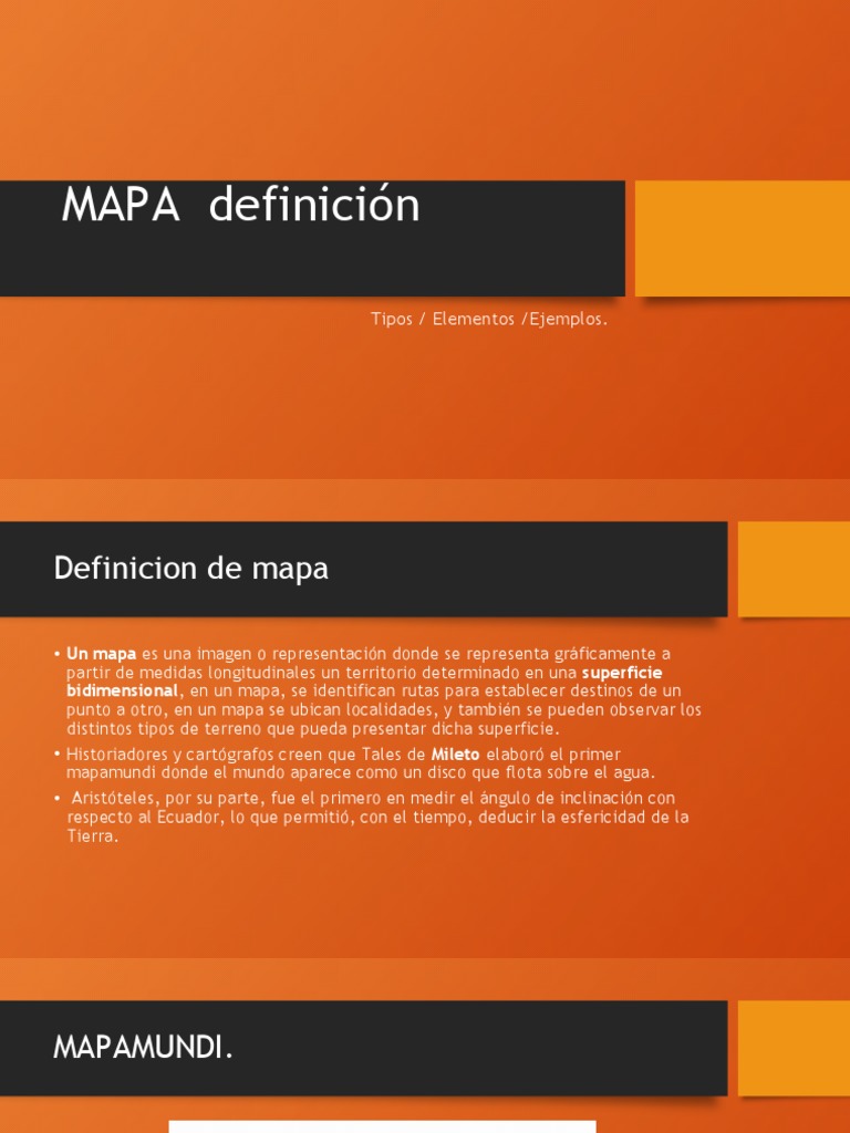 Mapa, Carta y Plano | PDF | Mapa | Earth Sciences