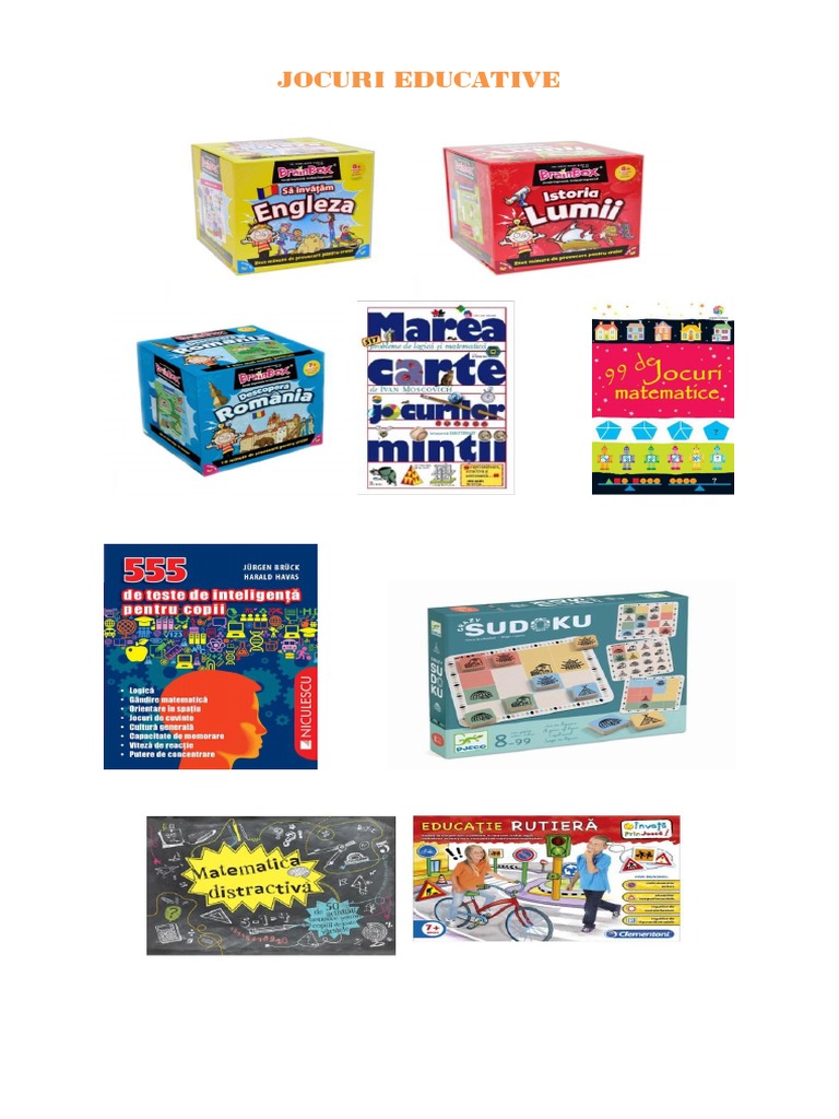 Jocuri Educative | PDF