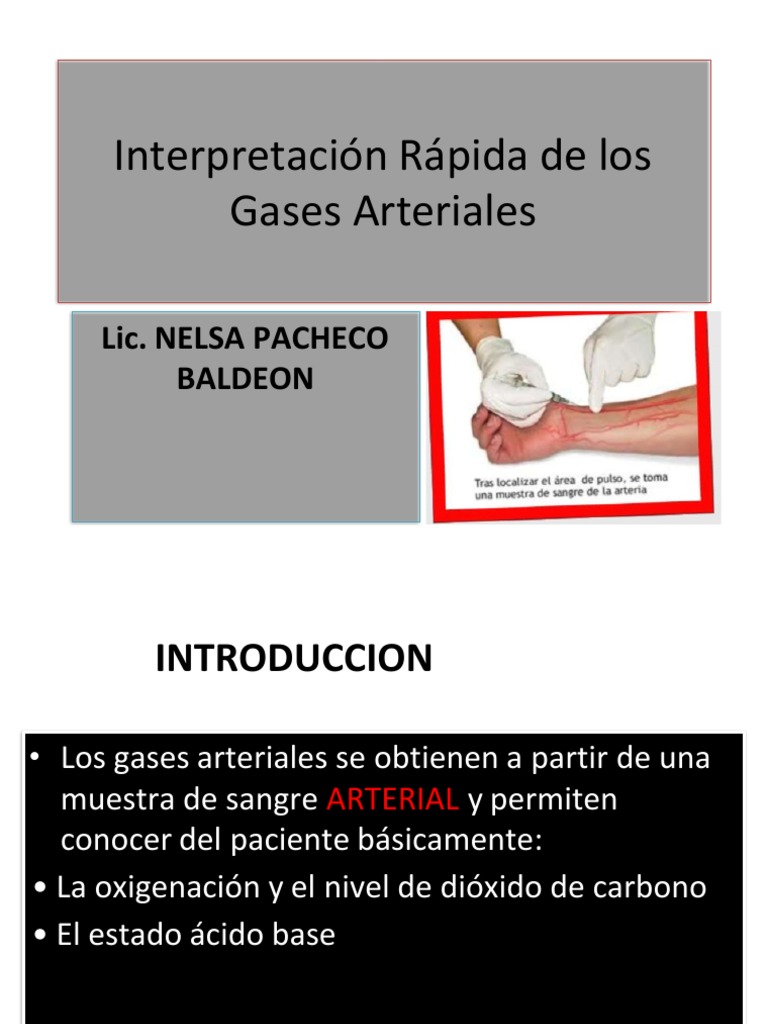 Gasometría Arterial Interpretación | PDF | Enfermedades y trastornos ...