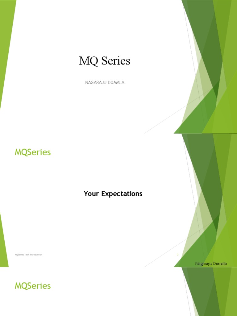MQ Series PPT 01 | PDF