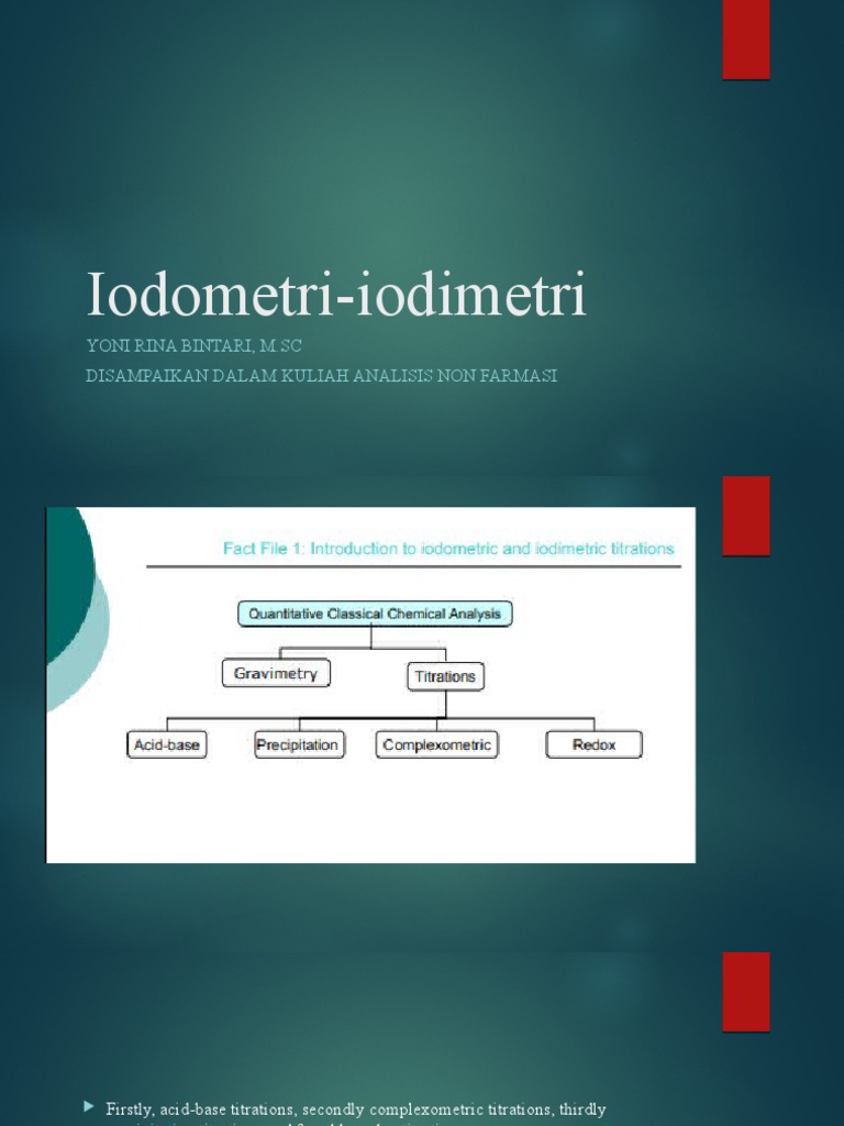 Iodometri Iodimetri | PDF