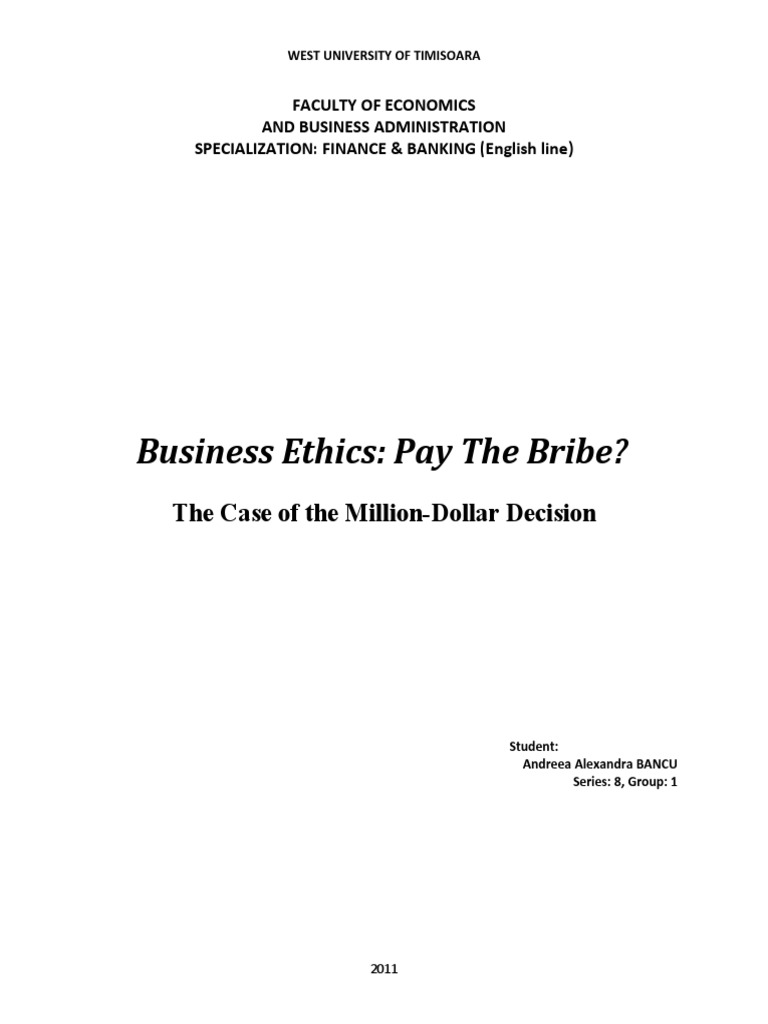 Business Ethics in Global Expansion | PDF | Bribery | Applied Philosophy