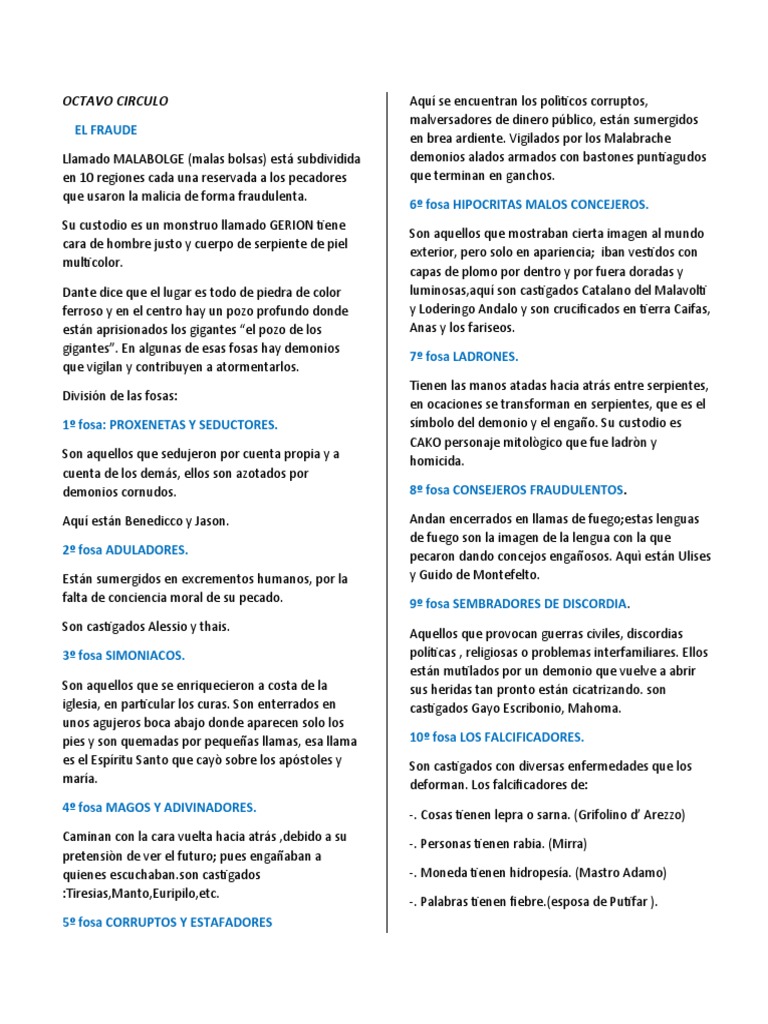 Octavo Circulo | PDF | Mitología | Religión y creencia