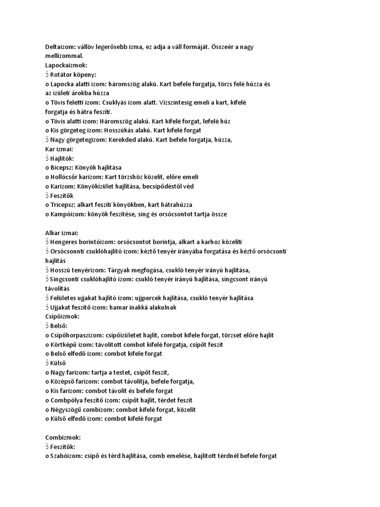 Izom Sérülések | PDF