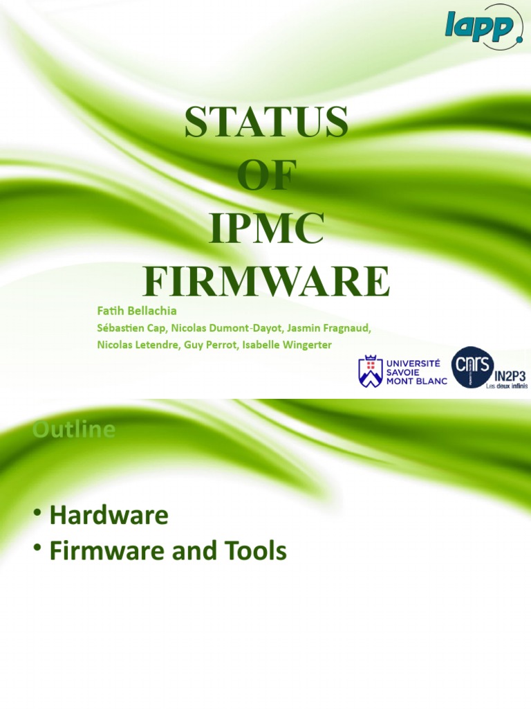 IPMC Firmware Status Update | PDF | Computer Networking | Office Equipment