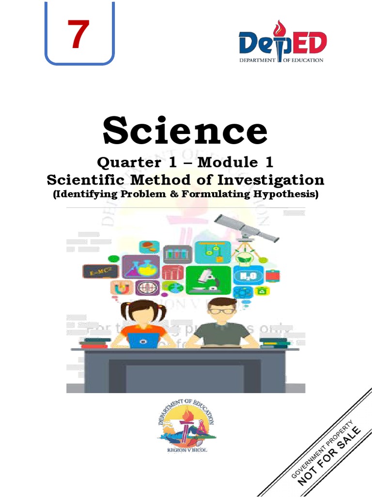 SLM # 1-Grade 7 Science-1st Quarter-The Scientific Method of ...