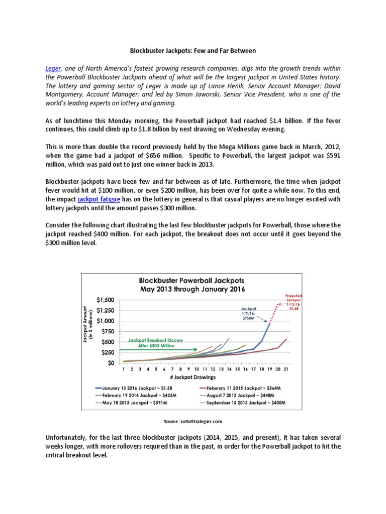 Powerball Charts Breaks Record When 300 Million Plus | PDF | Powerball ...