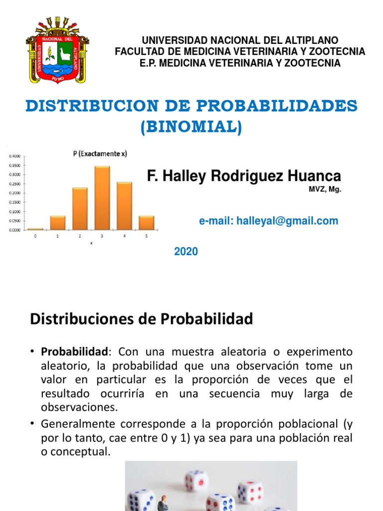 05 Distribucion Probabilidades Binomial | Descargar gratis PDF | Probabilidad | Distribución de ...